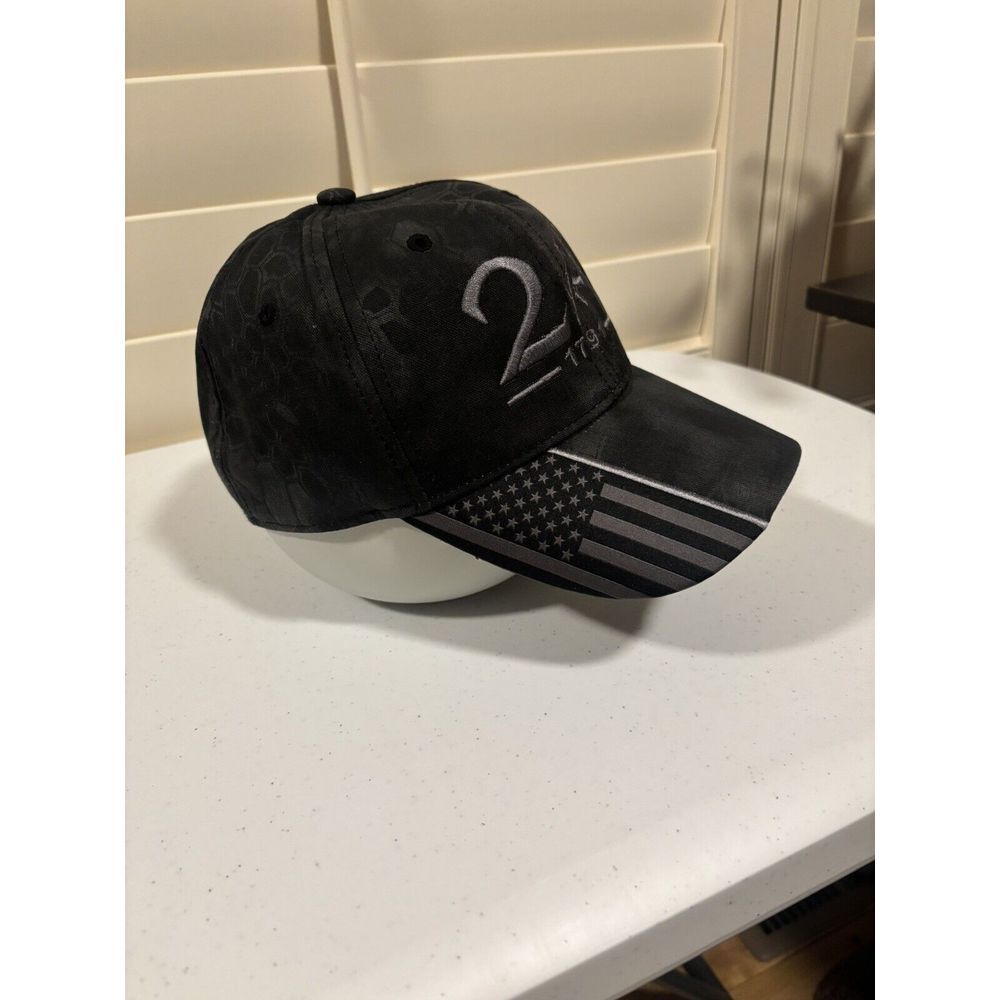 2nd Amendment Hat 1791 Ar-15 Style Embroidered Black … - Gem